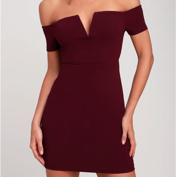 Lulus | Dresses | Cheers To This Offtheshoulder Bodycon Dress | Poshmark